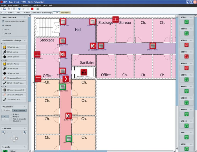 Logiciel de simulation S.S.I - Fictis Prévention